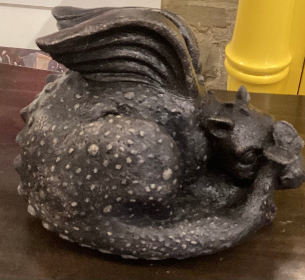 Baby Dragon Chester with butterfly statue – Martello Alley