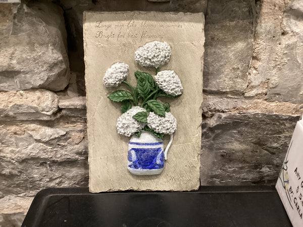 large Hydrangea In A Vase Wall Tile – Martello Alley