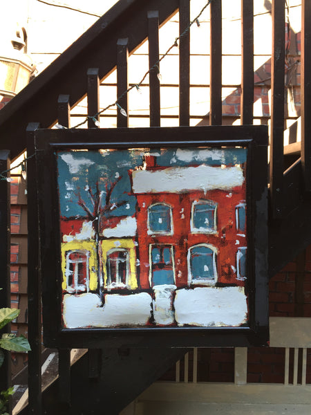 Houses in Sydenham Ward - on window screen – Martello Alley