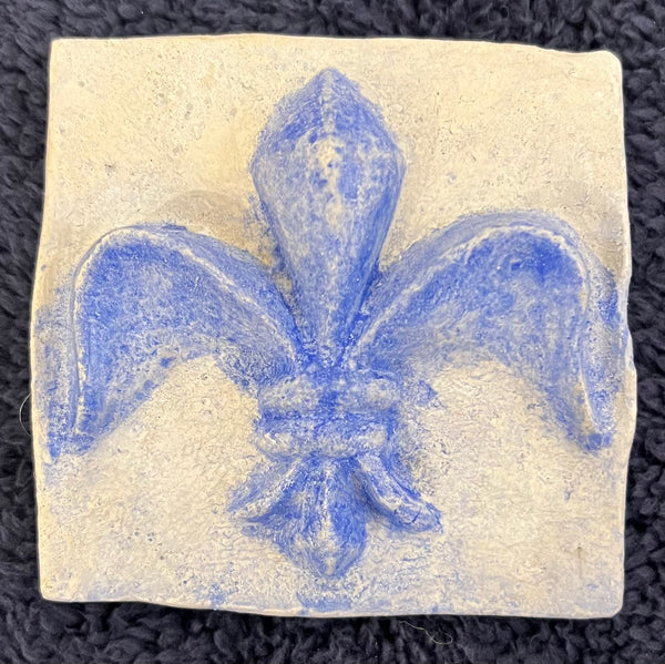 Mini “Fleur de Lis” Wall Tile by Concrete Design Studio – Martello Alley